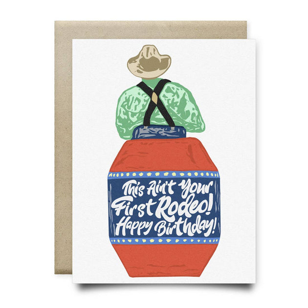 First Rodeo Birthday Card – Party Hat Celebrations